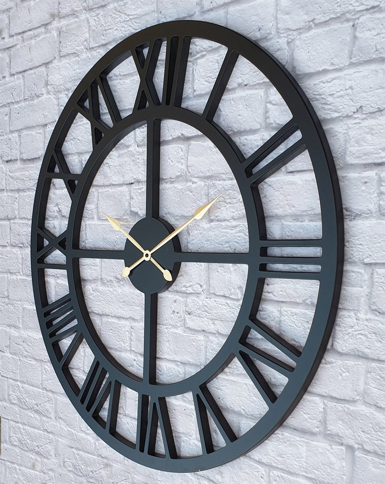 Extra Large Wood Wall Clock, High Quality Wood Wall Decors, Large Wall ...