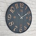 Quality 20 Inch Wall Clock, Large Wall Clock, Wall Clock Unique, Modern ...
