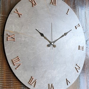 20 '' Quality Marble Pattern Wall Clock. Wall Clock, Marble Wall Clock ...