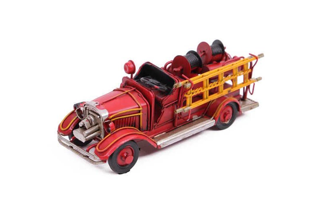 Ford Fire Truck Model. Diecast Fire Track Medium Size - Etsy
