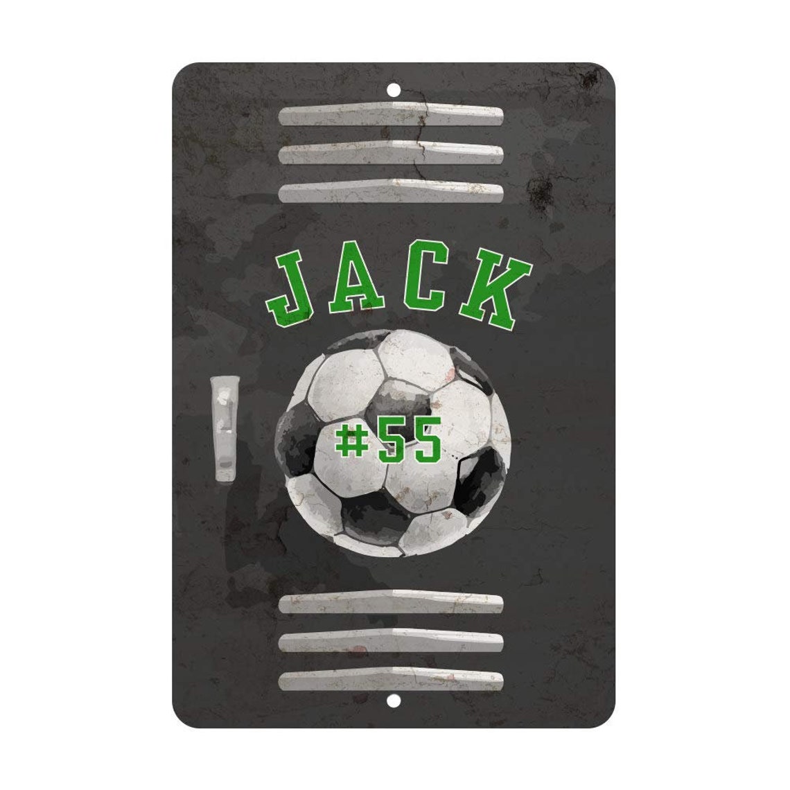 Personalized Soccer Locker Room Sign Add Any Soccer Players - Etsy