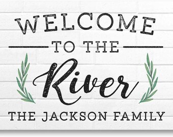 Custom Metal River Sign - Etsy
