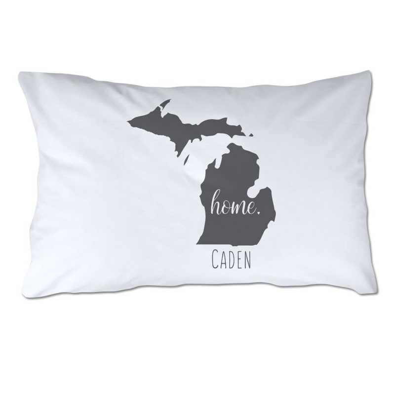 Michigan Pillow - Etsy