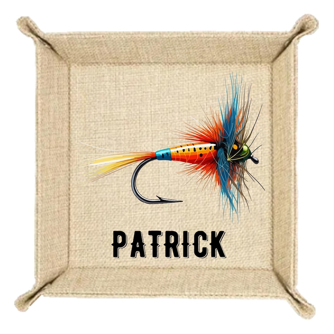 Personalized Fly Fishing Valet Tray - Coin Trays - Key Holder - Etsy