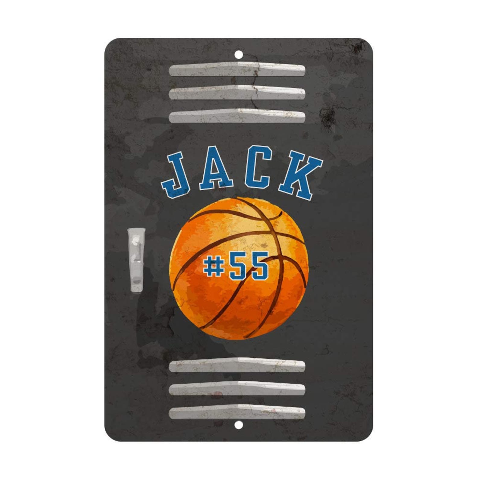 Personalized Basketball Locker Room Sign Add Any Basketball - Etsy