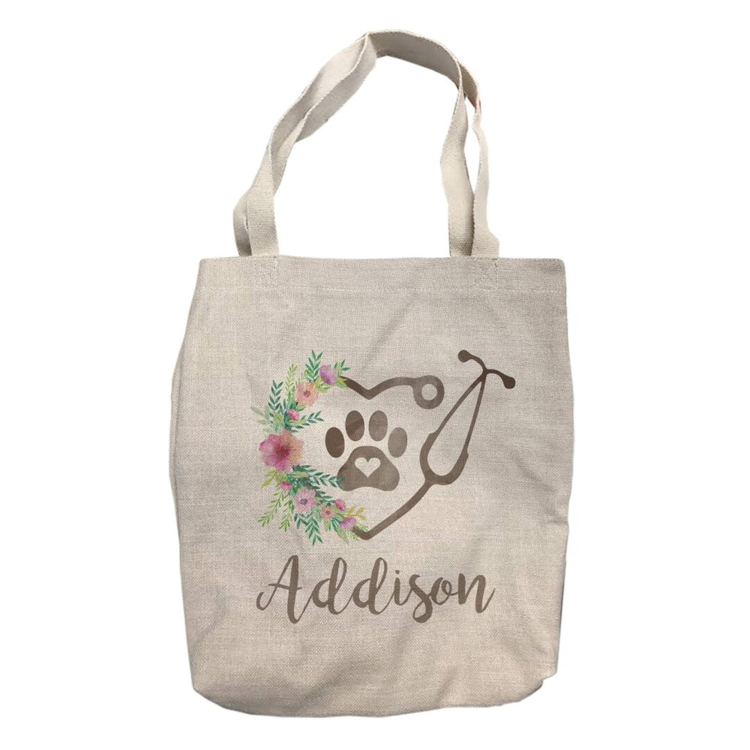 Personalized Veterinarian Tote Bag - Custom Tote Bag - Tote Bag ...
