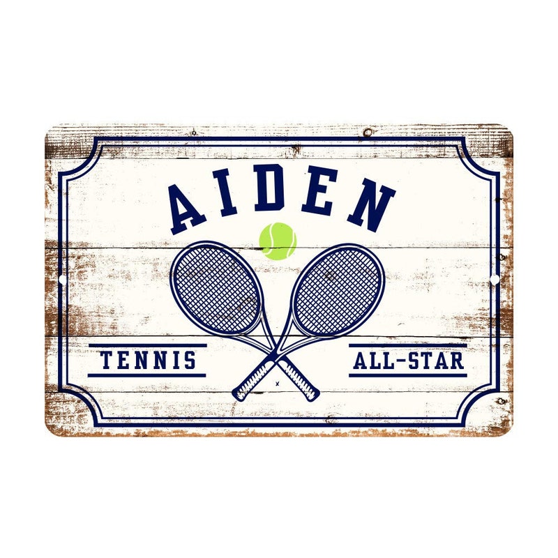 Tennis Metal Wall Art - Etsy