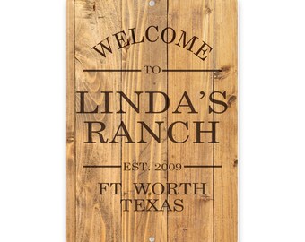 Welcome to the Ranch - Etsy