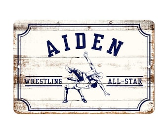 Wrestling Door Signs - Etsy