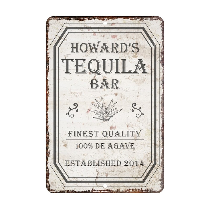Metal Tequila Sign - Etsy