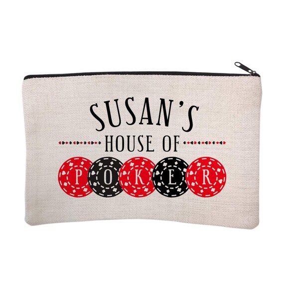 Personalized Poker Bag Personalized Zipper Pouch Pouch - Etsy