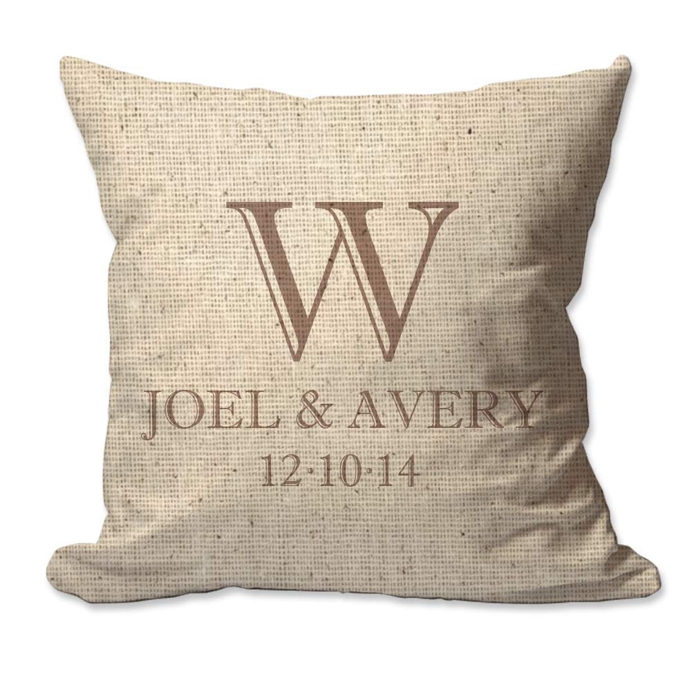 Personalized Couples Initial With First Names and Date - Etsy UK