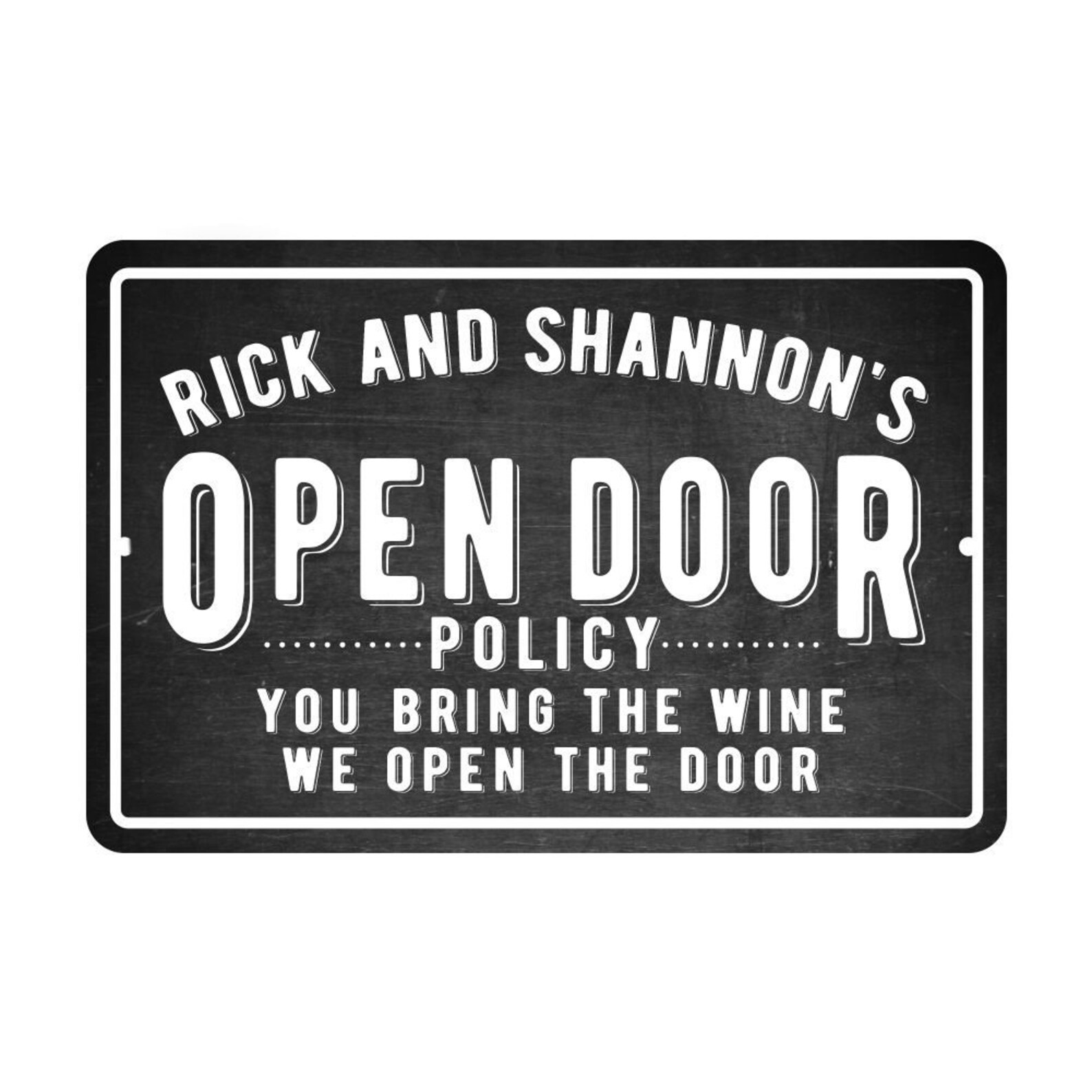 Personalized Open Door Policy Wine Metal Sign Metal Sign Etsy personalized-open-door-policy-wine-metal-sign-metal-sign-etsy