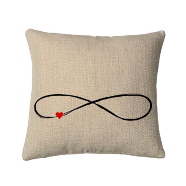 Personalized Infinity Symbol Couples Mini Throw Pillow - Etsy