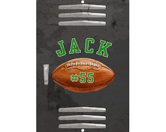 Locker Signs Football - Etsy