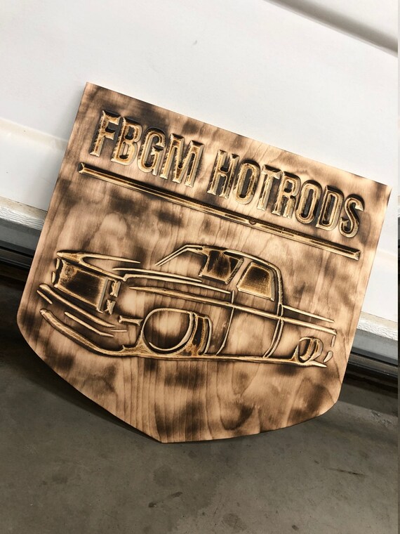 Squarebody C10 Custom Engraved Wood Sign - Etsy