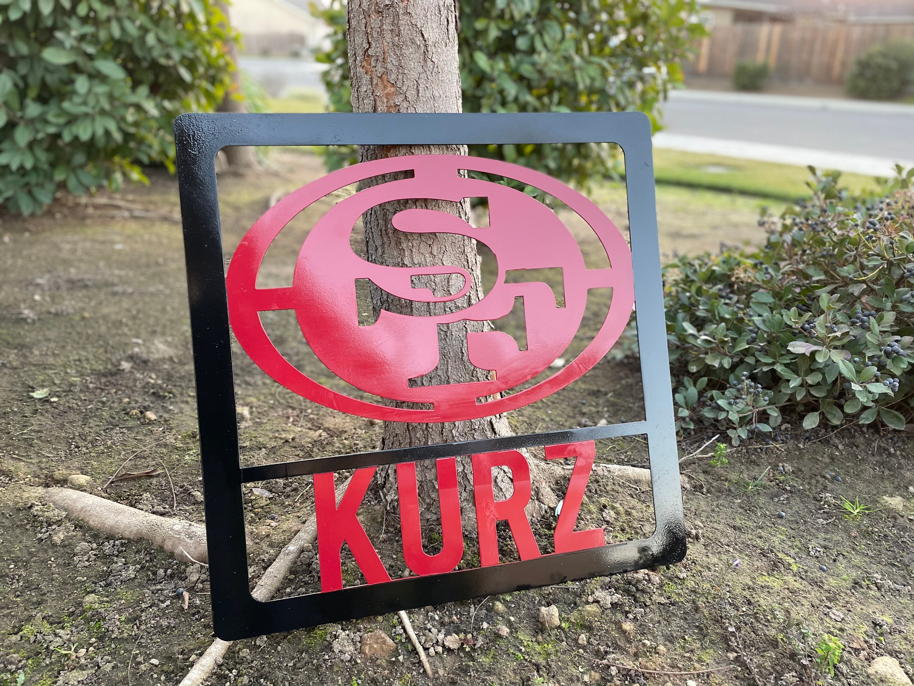 Customized SF 49ers Logo Metal Sign - Etsy