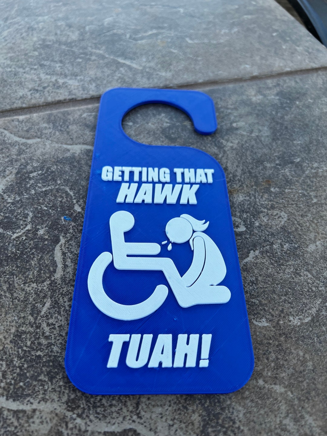 Getting That HAWK TUAH Door Hanger - Etsy