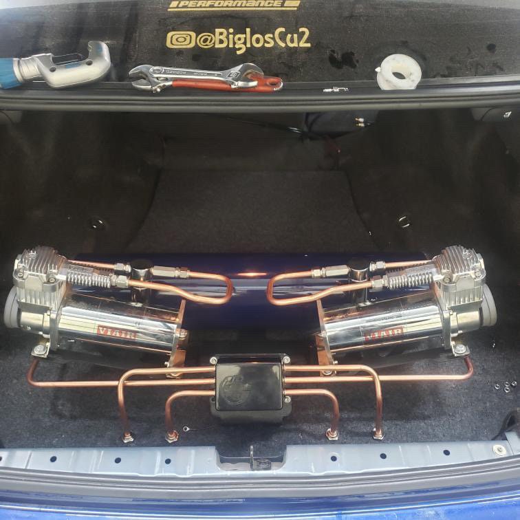 Air Suspension Trunk Tray Mount for Viair Airlift Accuair Slam Airtekk ...