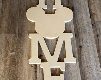 Mickey Home Sign - Etsy