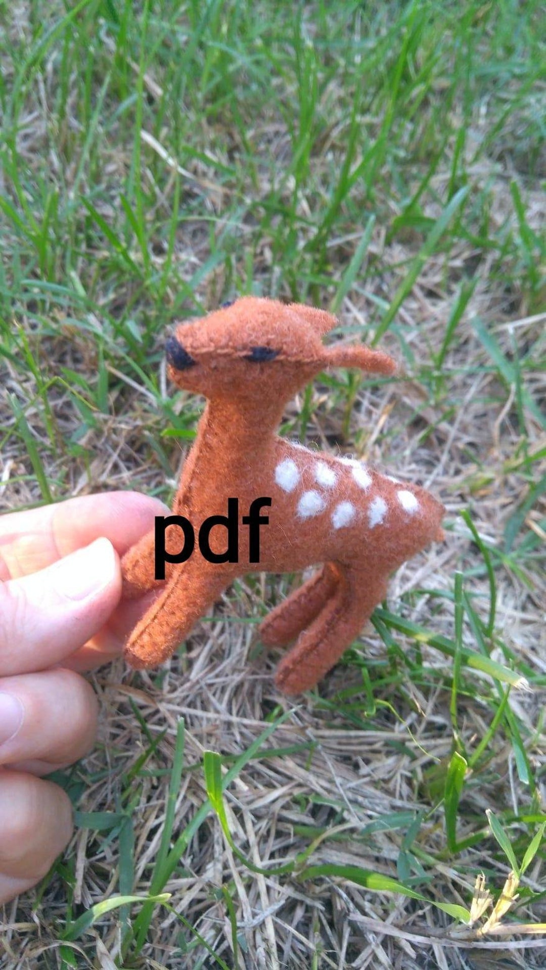 Felt Deer Sewing Pattern Stuffed Deer Pattern Waldorf Deer - Etsy