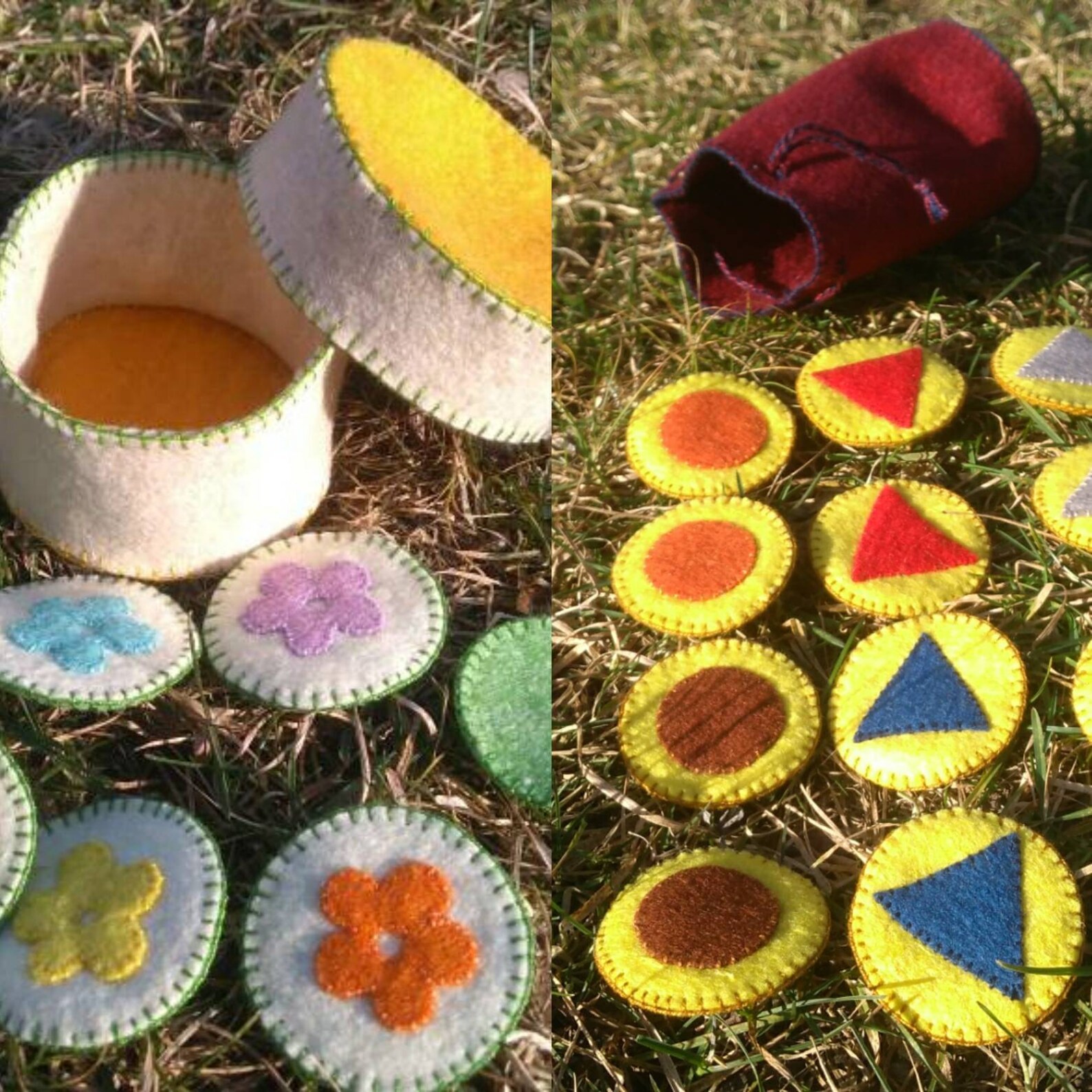 Unique Felt Memory Memory Matching Game Wool Felt Memory - Etsy