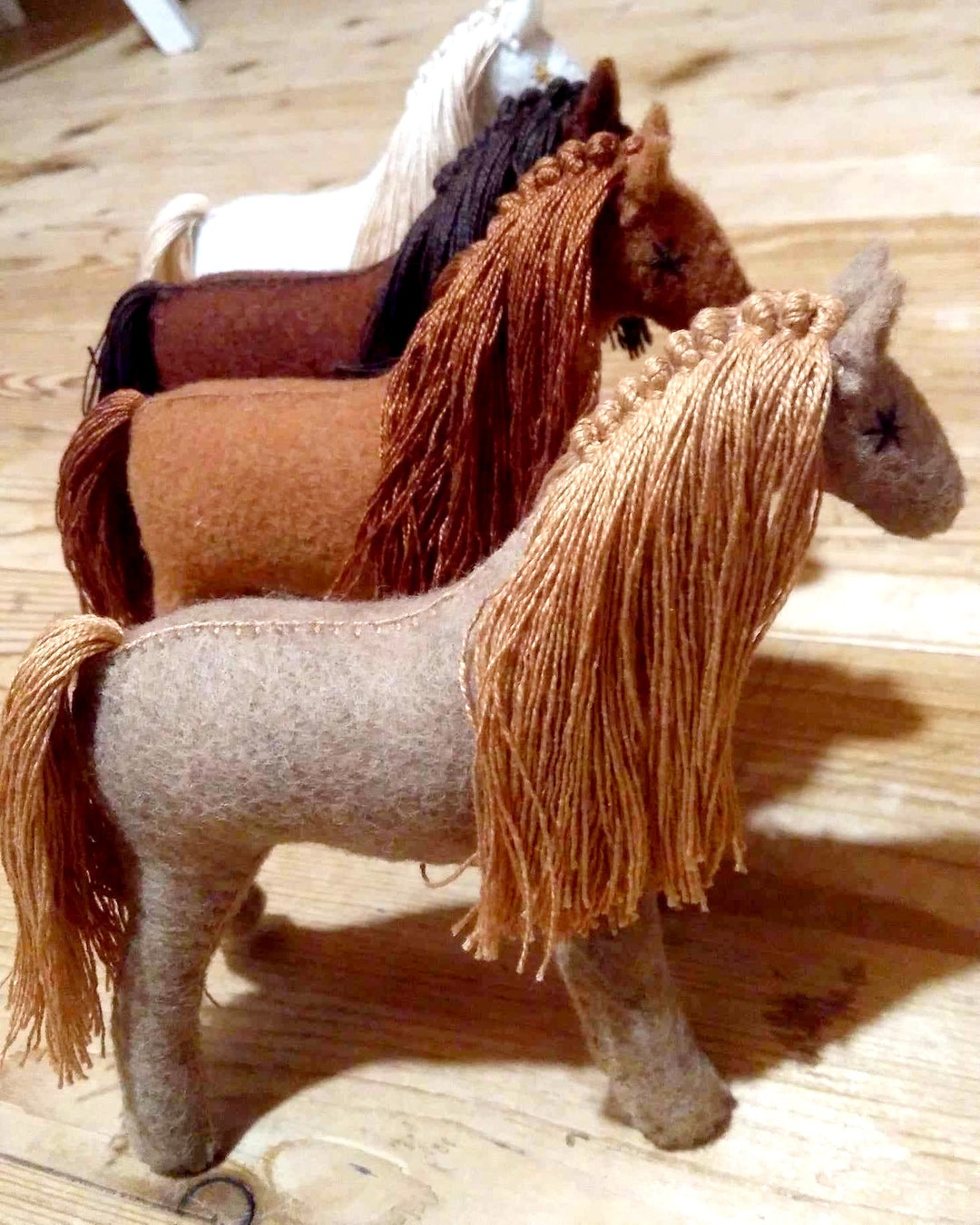 Felt Horse Pattern PDF, Stuffedhorse Pattern, Waldorf Horse Sewing ...