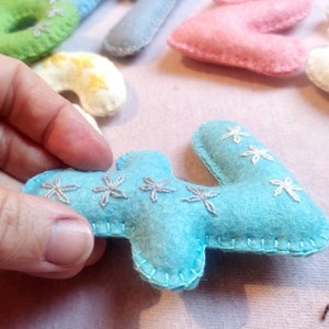 Wool Felt Numbers Sewing Pattern, Felt Numbers Pdf, Education Toys ...