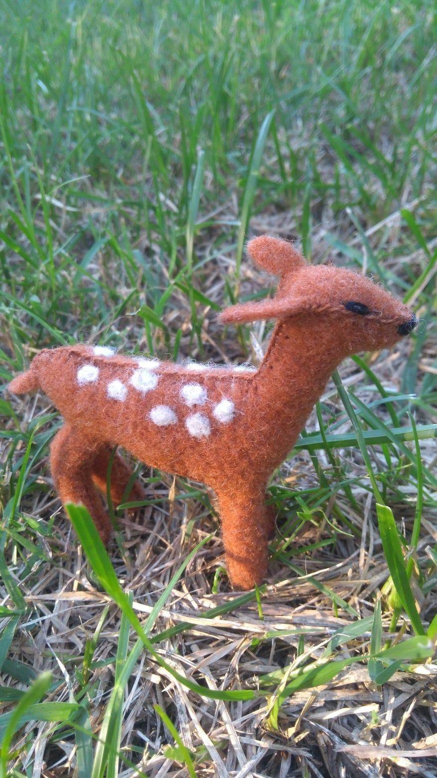 Felt Deer Sewing Pattern Stuffed Deer Pattern Waldorf Deer - Etsy