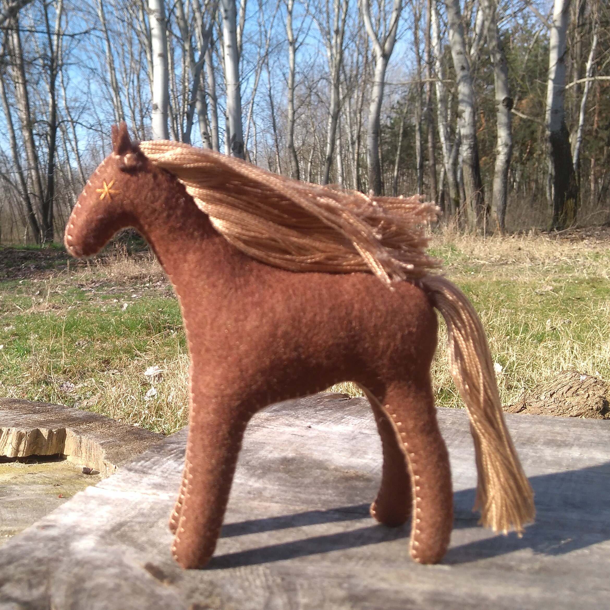 Felt Horse Pattern PDF, Stuffedhorse Pattern, Waldorf Horse Sewing ...
