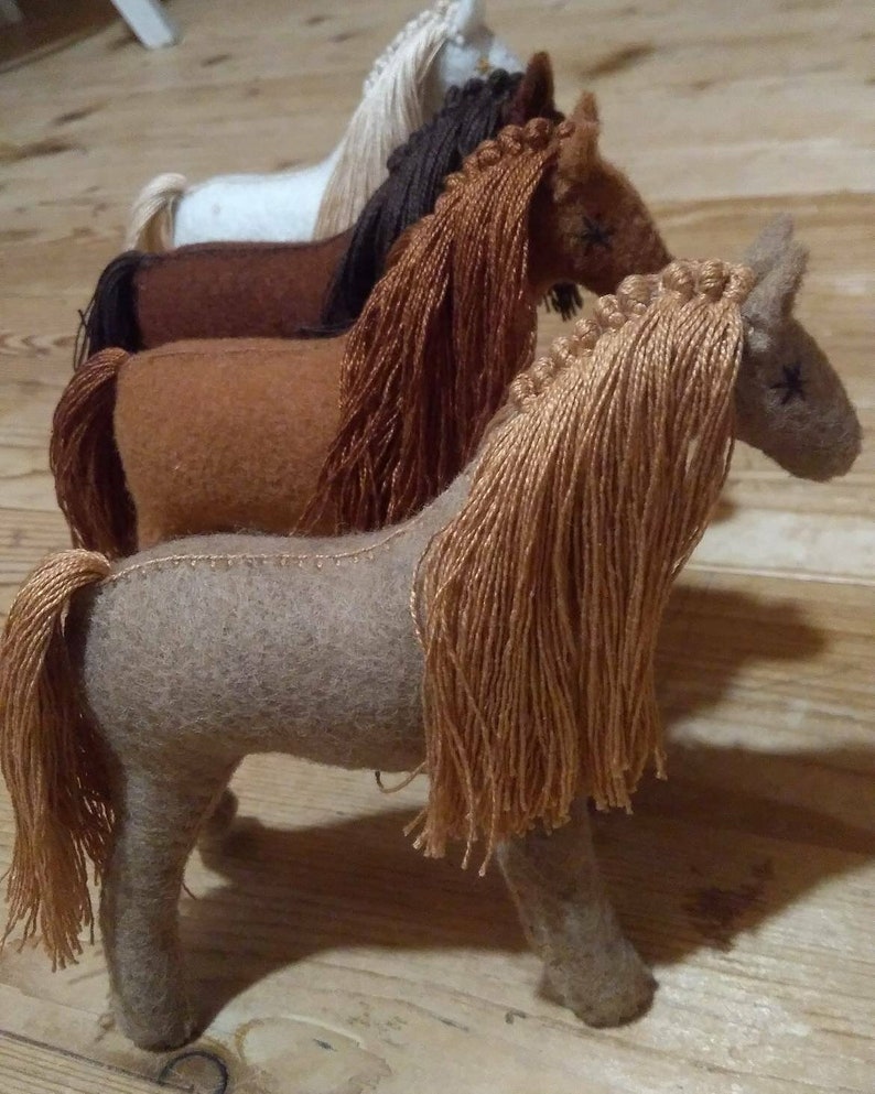 Horse Pattern, Felt Horse Pattern, Pony Pattern, Stuffed Horse Pattern, Felt Horse Pdf, Horse ...