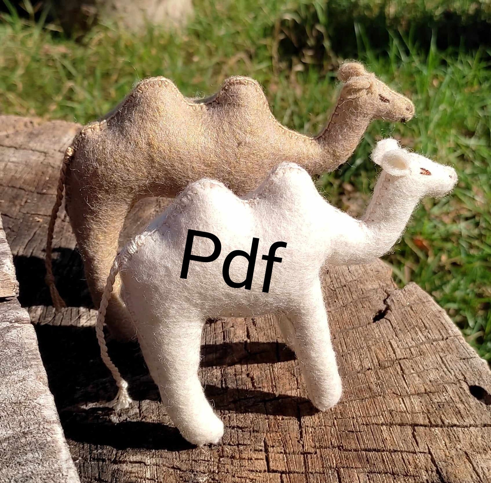 Wool Felt Camel Sewing Pattern, Instant Digital Download, Camel Pdf ...