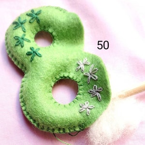 Wool Felt Numbers Sewing Pattern, Felt Numbers Pdf, Education Toys ...