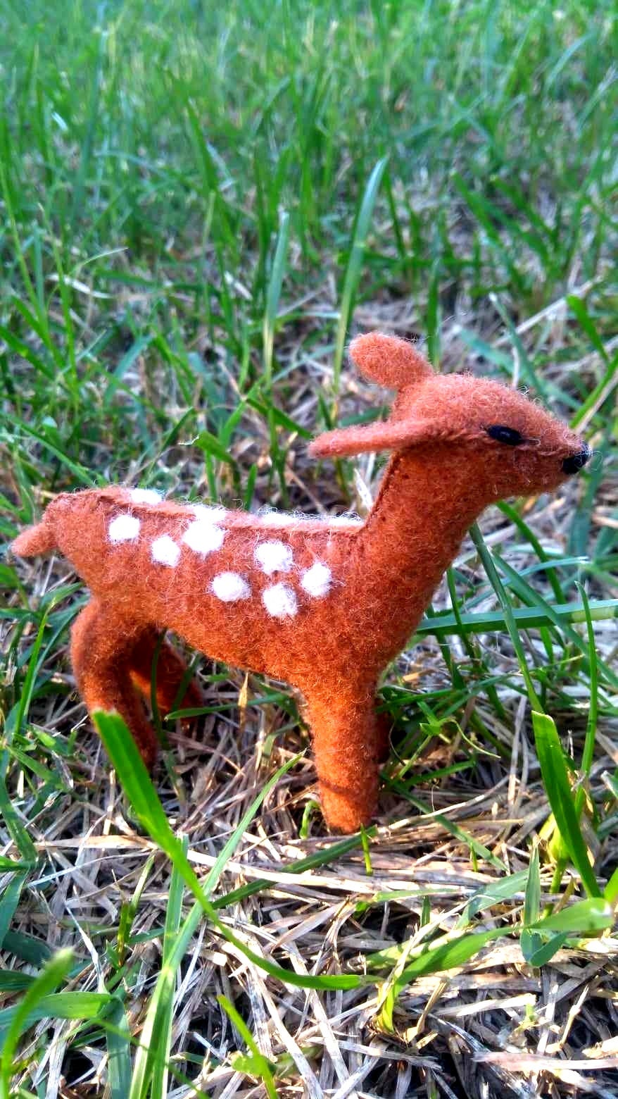 Felt Deer Sewing Pattern, Stuffed Deer Pattern, Waldorf Deer Pdf ...