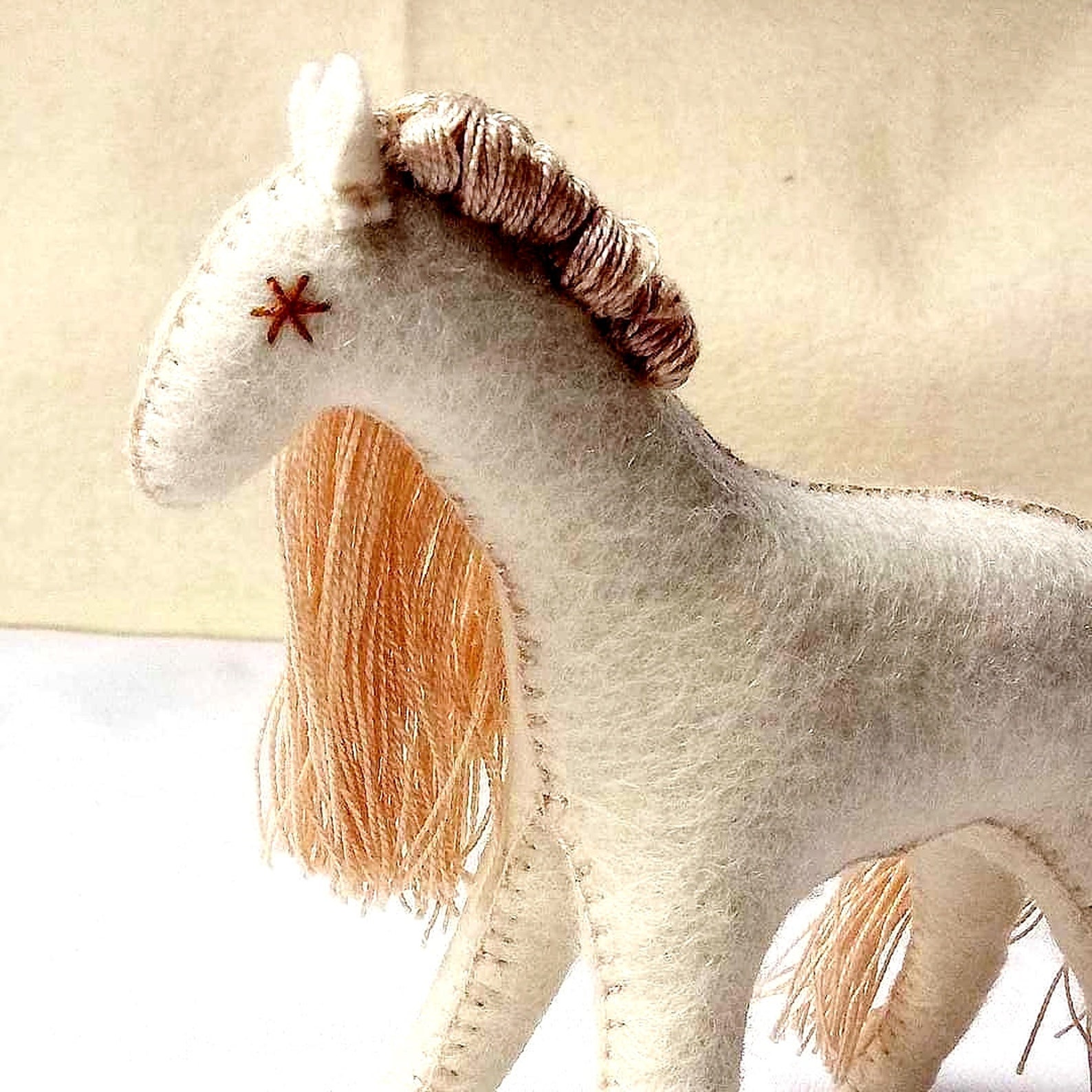 Felt Horse Pattern PDF, Stuffedhorse Pattern, Waldorf Horse Sewing ...