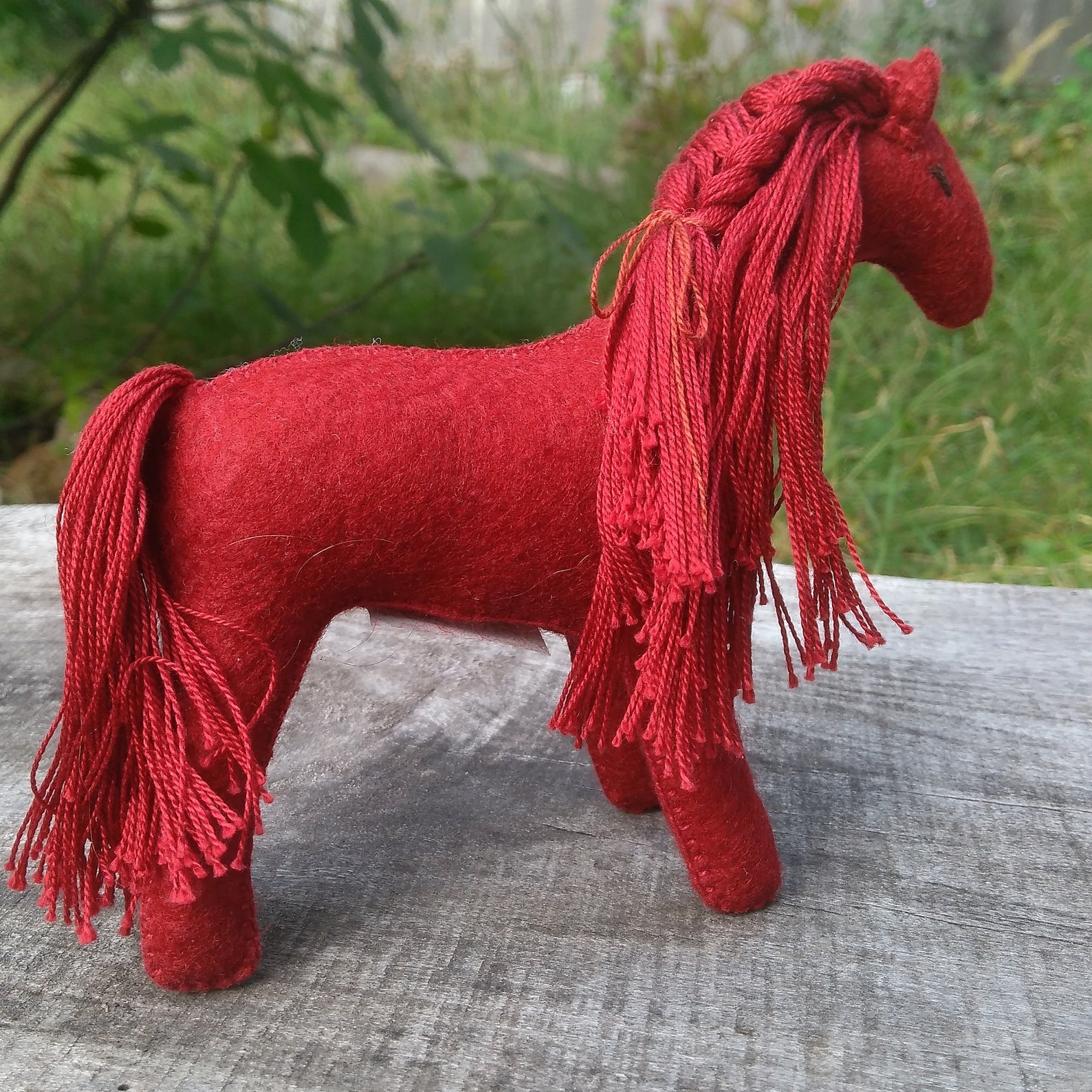 Felt Horse Pattern PDF, Stuffedhorse Pattern, Waldorf Horse Sewing ...