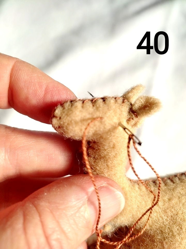 Wool Felt Camel Sewing Pattern, Instant Digital Download, Camel Pdf ...