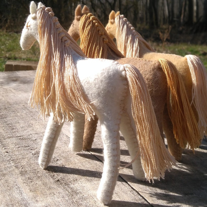 Horse Pattern, Felt Horse Pattern, Pony Pattern, Stuffed Horse Pattern, Felt Horse Pdf, Horse ...