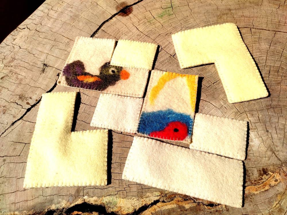 Developing Game Logic Game Wool Felt Toy Puzzle Felt - Etsy