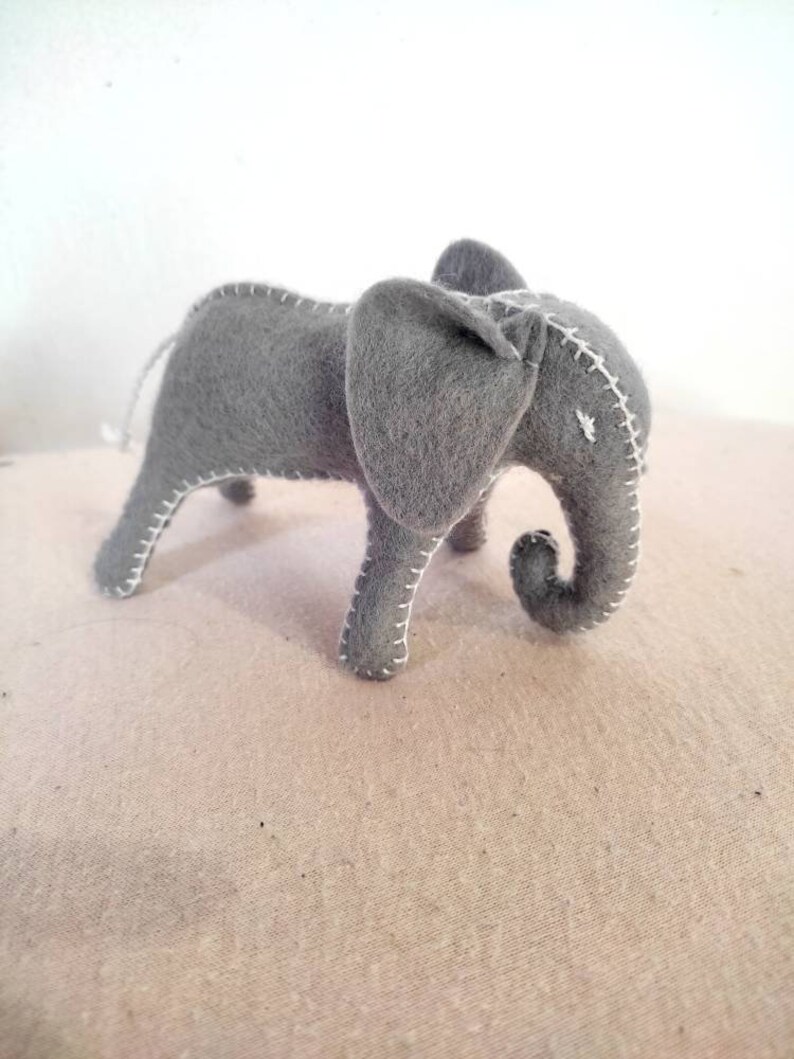 Felt Elephant Sewing Pattern – Stuffed Animal Toy (PDF Download ) - Etsy