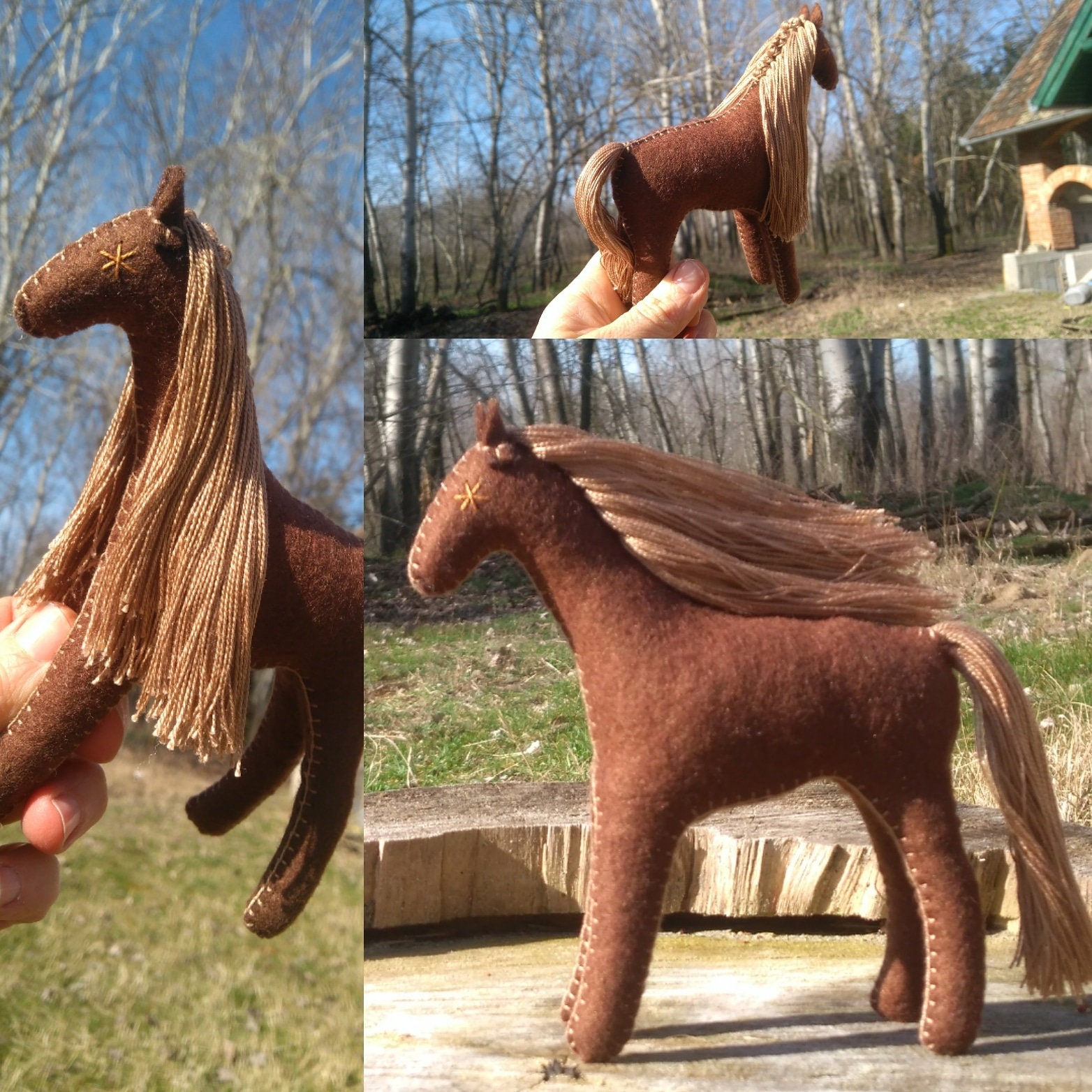 Horse Pattern, Felt Horse Pattern, Pony Pattern, Stuffed Horse Pattern ...