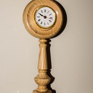 Ash Pedestal Clock - Etsy