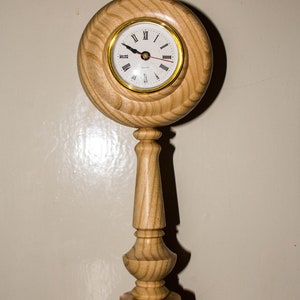 Ash Pedestal Clock - Etsy
