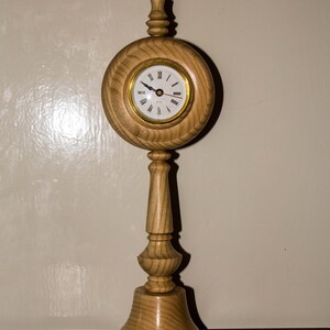 Ash Pedestal Clock - Etsy