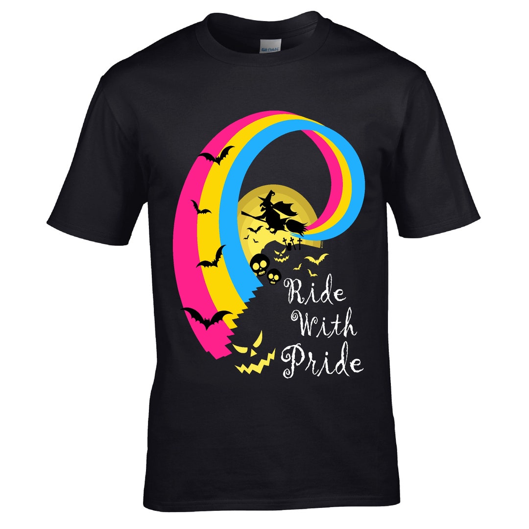 Funny Ride With Pride & Witch Motif LGBT Gay Pride Pansexual - Etsy