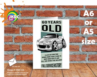 Miata Birthday Card - Etsy