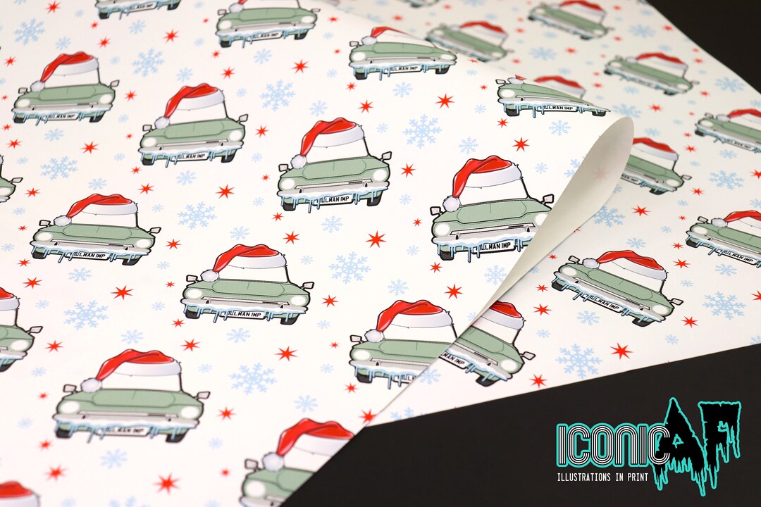 Unique Licensed Iconic AF British Hillman Imp & Santa Hat Car Art ...