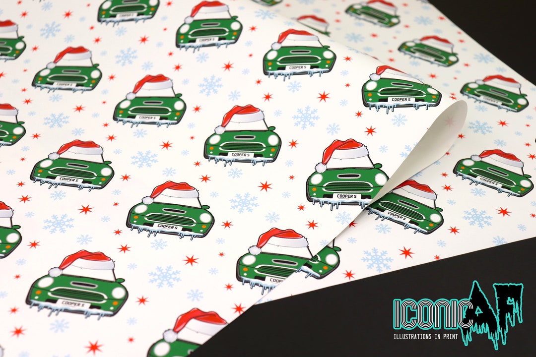 Unique Licensed Iconic AF New Shape Mini With Santa Hat Car Art ...