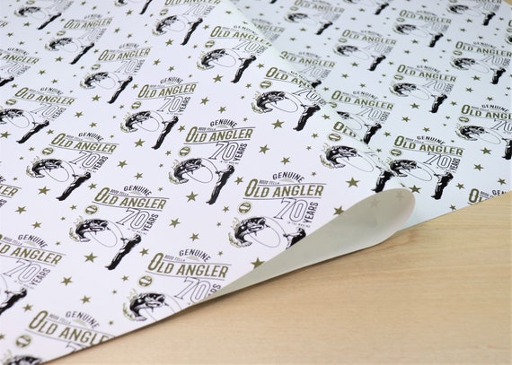 Funny 70 Year Old Angler Retro Style Fishing Angling Motif for - Etsy