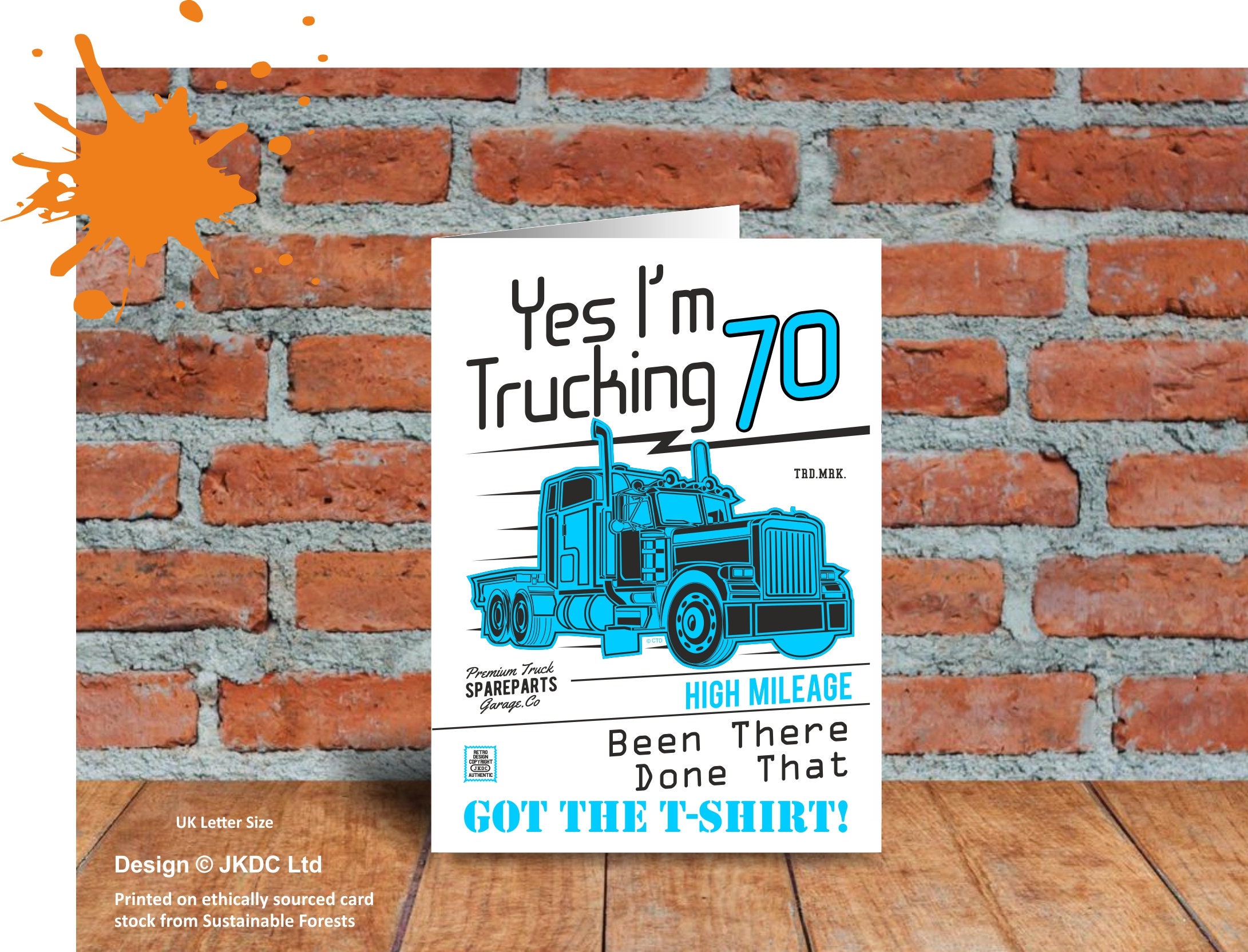 Premium Funny Yes I'm Trucking 70 Trucker Slogan &Truck | Etsy